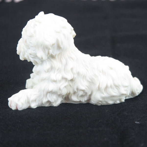 Maltese Puppy Dog - Collectible Figurine Miniature 4.5"L New in box ...